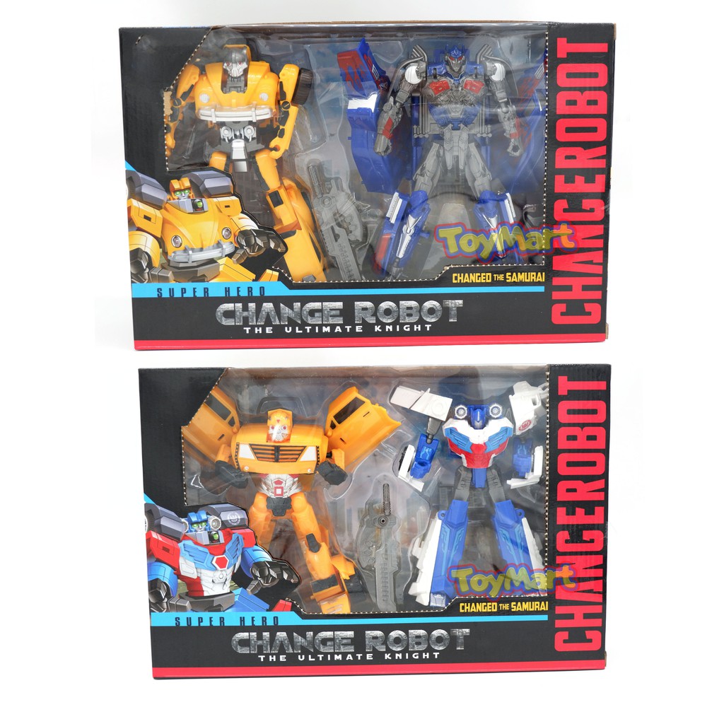 2 in 1 Change Samurai Robot Transformable Robot Type Action Figure Kids ...