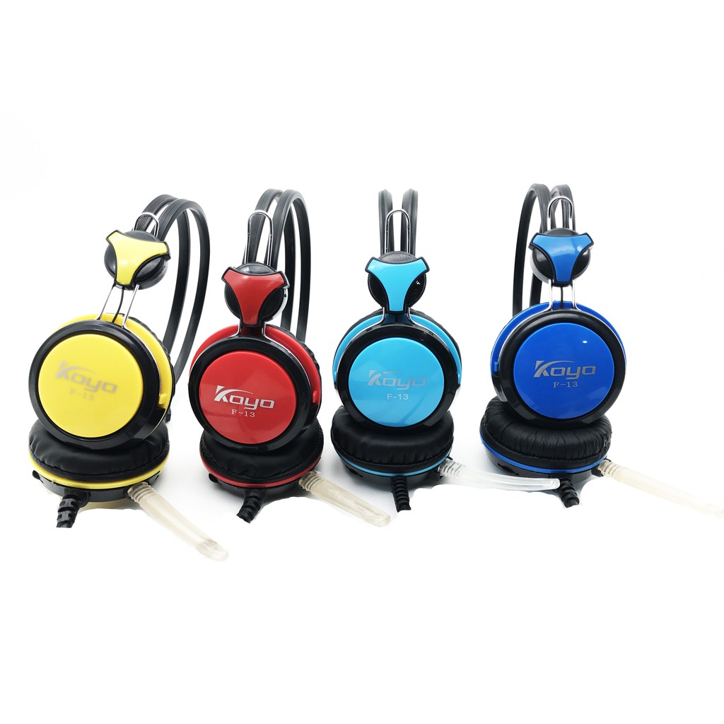 KOYO F-13 Computer Headset Heavy Duty Gaming Headset with Mic | Shopee ...