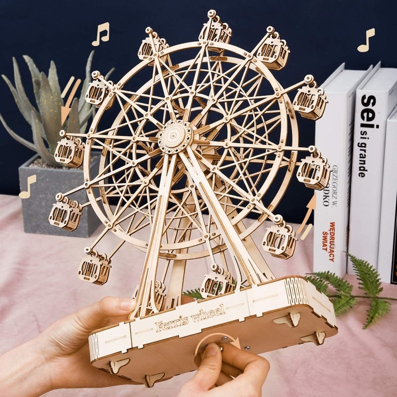 Rolife TGN01 Ferris Wheel Wooden Music Box | Shopee Philippines