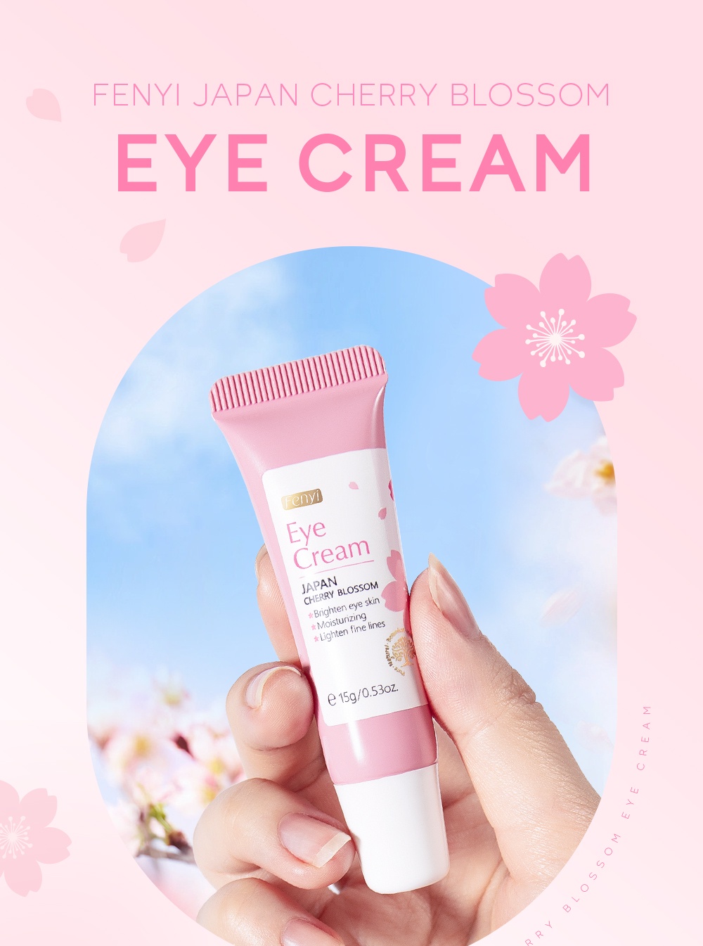 Fenyi Japan Cherry Blossom Eye Cream Remove Eye Bag Dark Circle Panda ...