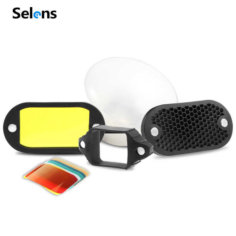 Selens Magnetic Speedlight Diffuser Flash Modifier Sphere Honeycomb ...