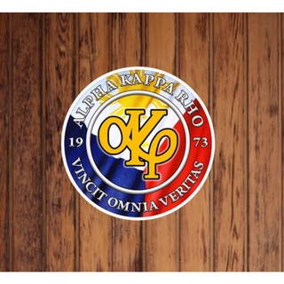 Alpha Kappa Rho Logo Vinyl Sticker Akrho Skeptron Logo Sticker ...