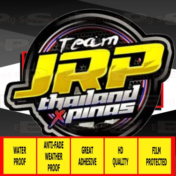 JRP Logo Series(Holographic) by EPS HD best vinyl anti-fade car motor ...