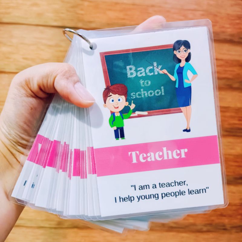 community helper identification educational flashcards laminated ...