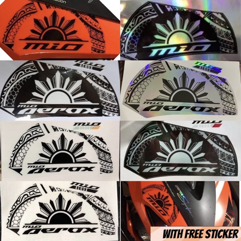 AEROX V1 #FINDURTRIP FRONT DECALS LAMINATED | Shopee Philippines