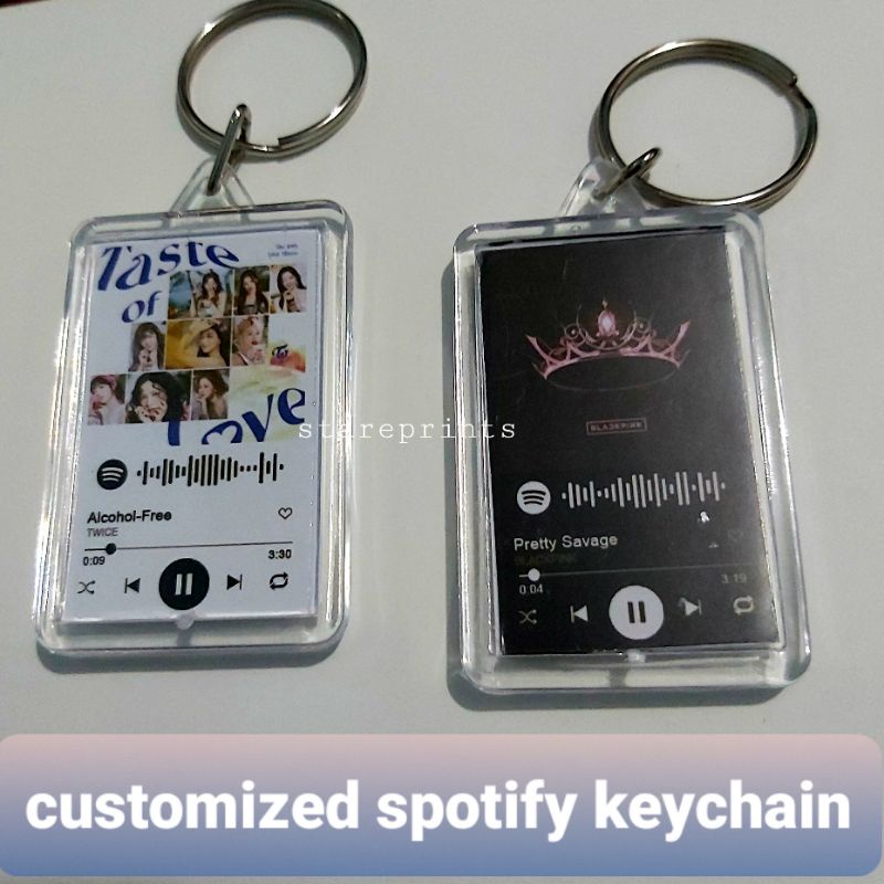 Customized Spotify Acrylic Keychain | Shopee Philippines