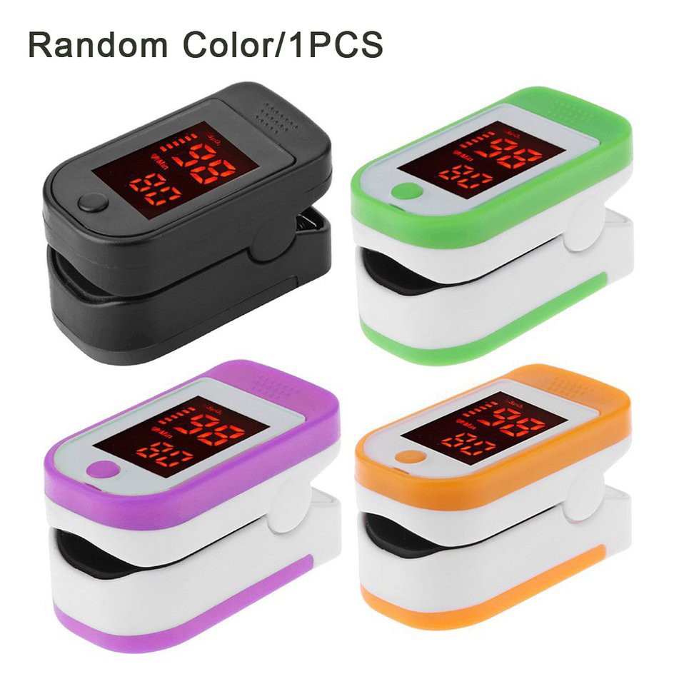 ☃ Pulse Oximeter Monitor Finger Oxymeter Digital Oxygen Meter Clip Type ...