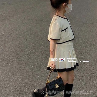 Girl suits 4 Girls cute college style white top + white pleated skirt ...
