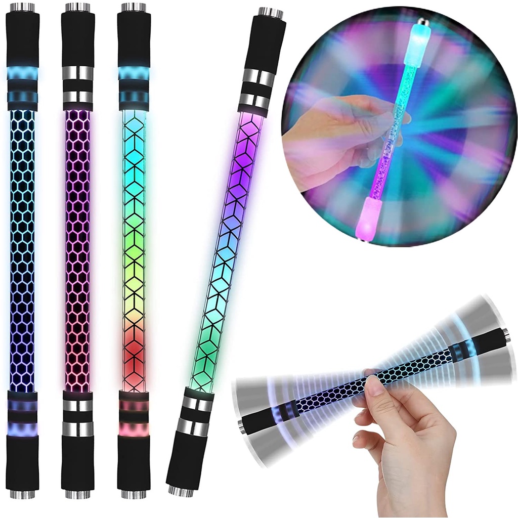 Creative LED Rolling Spinning Pens /Flash Rotating Gaming Gel Pens ...