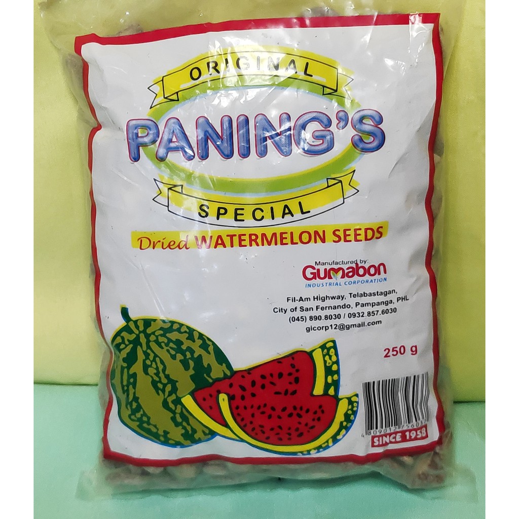 Paning's Butong Pakwan Dried Watermelon Seeds Original and Special ...