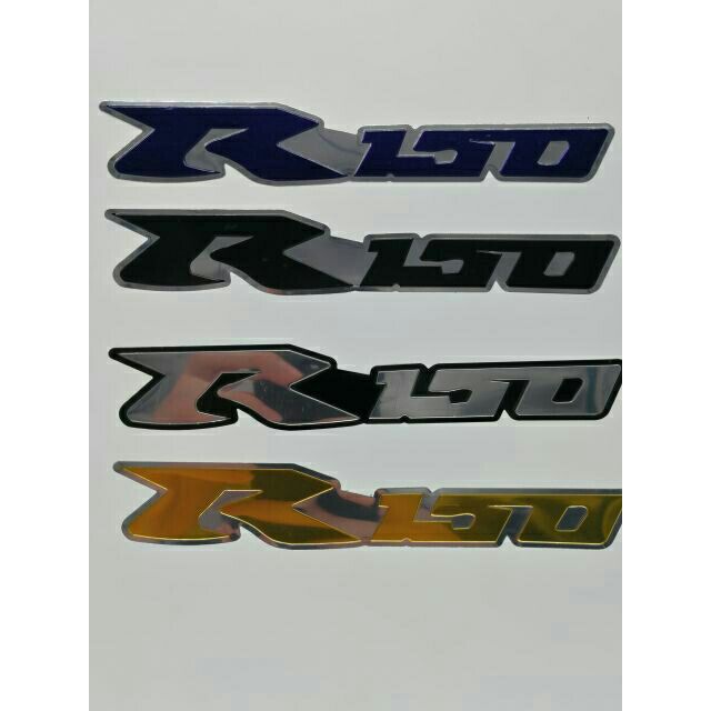Motor logo sticker emblem R150 | Shopee Philippines