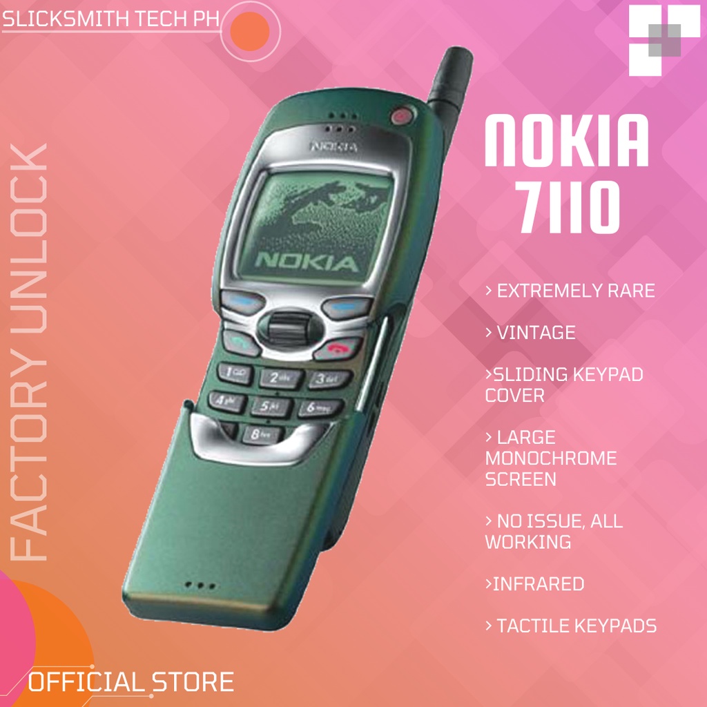 Original Nokia 7110 Openline | Rare Vintage Phone | Shopee Philippines