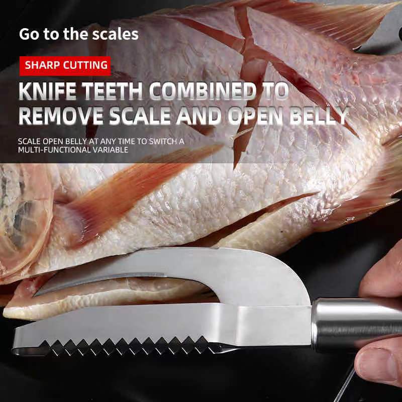 Fish Scaler, Stainless Steel Fish Scales Remover Easily Remove Fish ...