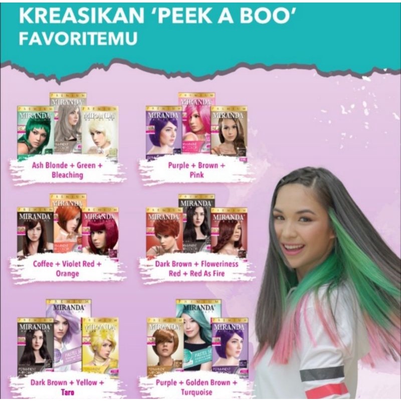 Miranda Premium Hair Color / Hair Polish / Miranda Hair Paint 30ml ...