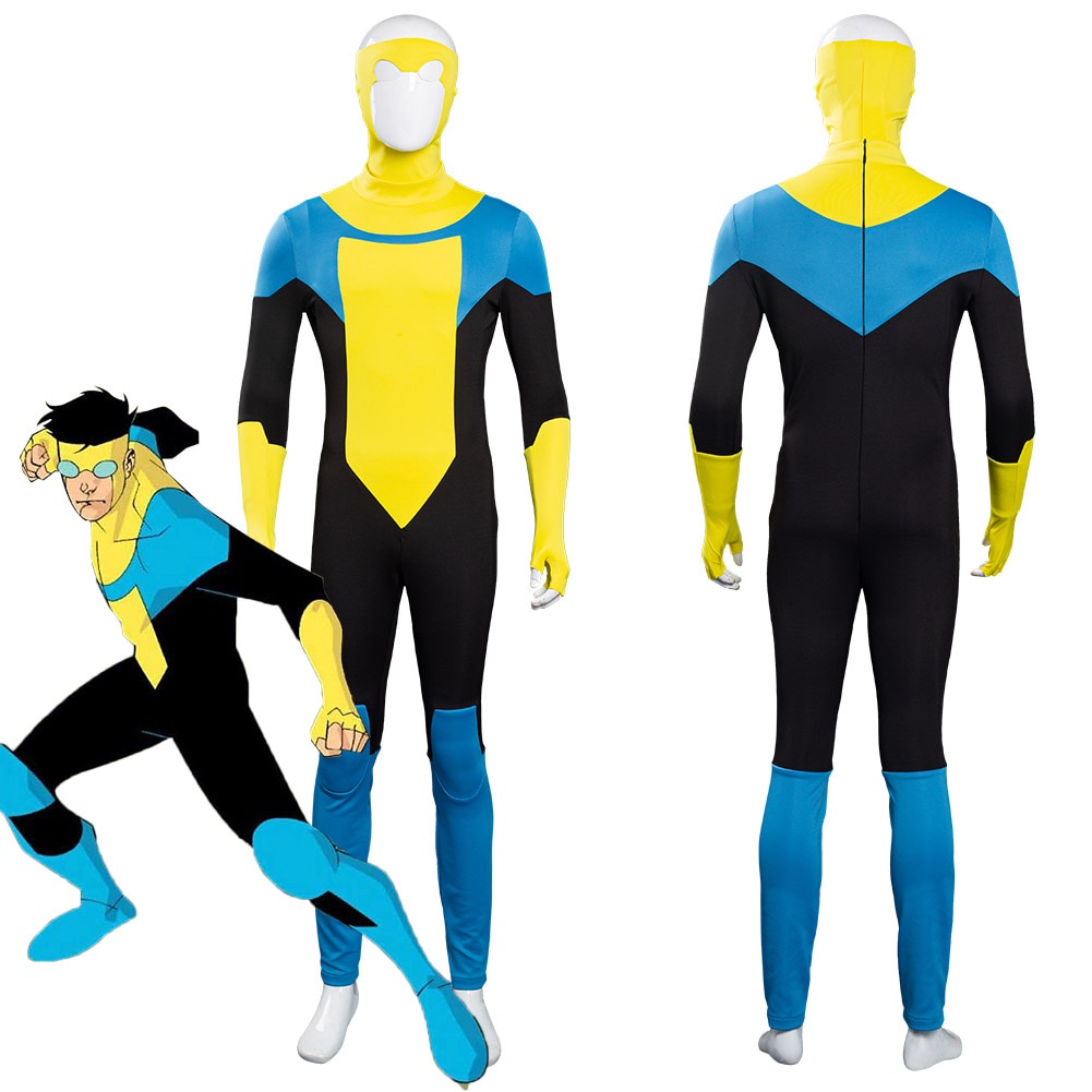 Invincible Mark Grayson Cosplay Costume Jumpsuit Halloween Carnival ...