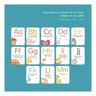 ABC Bible Memory Verse Flash Cards (NIV Translation) | Shopee Philippines