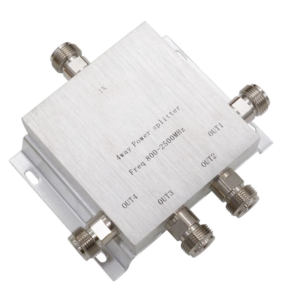 RF 4 Way Power Splitter 380-2500MHz Divider N female | Shopee Philippines