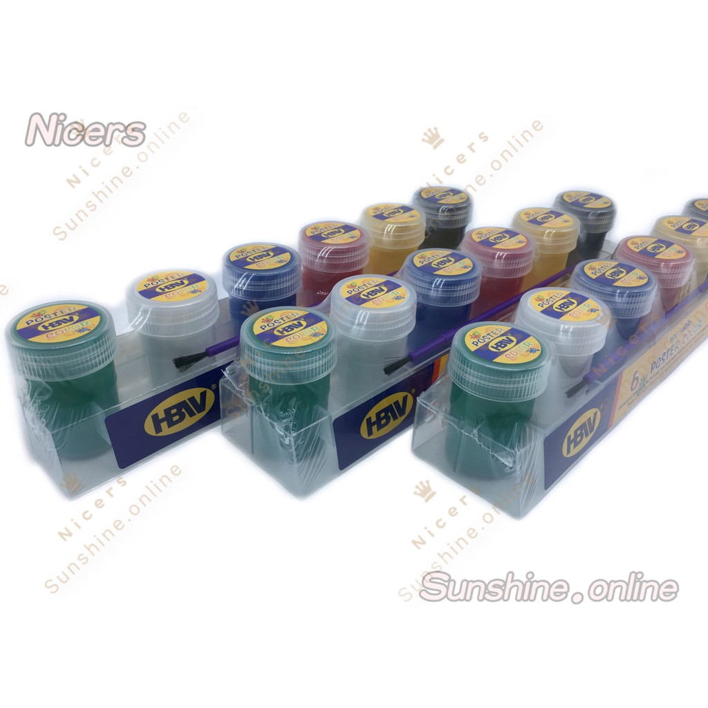 HBW C3-25 6in1 POSTER COLOR WASHABLE | Shopee Philippines