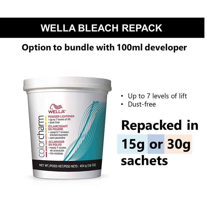 Wella Bleaching Powder Repack - Authentic | Shopee Philippines