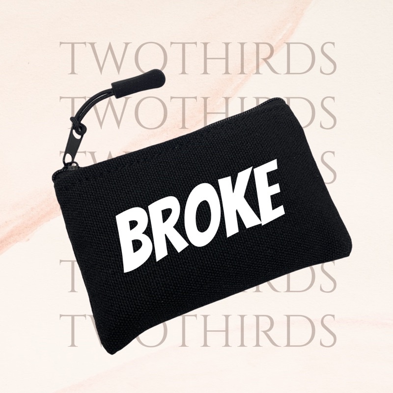 Canvas Trendy Statement Coin Purse Wallet High Quality Makapal Tela ...