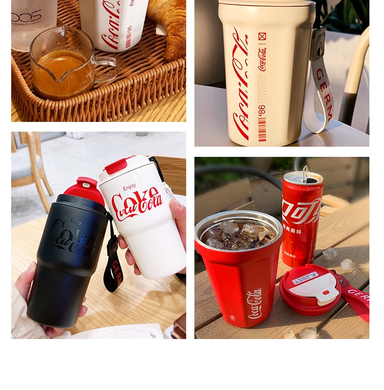 GERM Coffee Cup 316 Stainless Steel Thermos Cup Coca-Cola co-branded ...