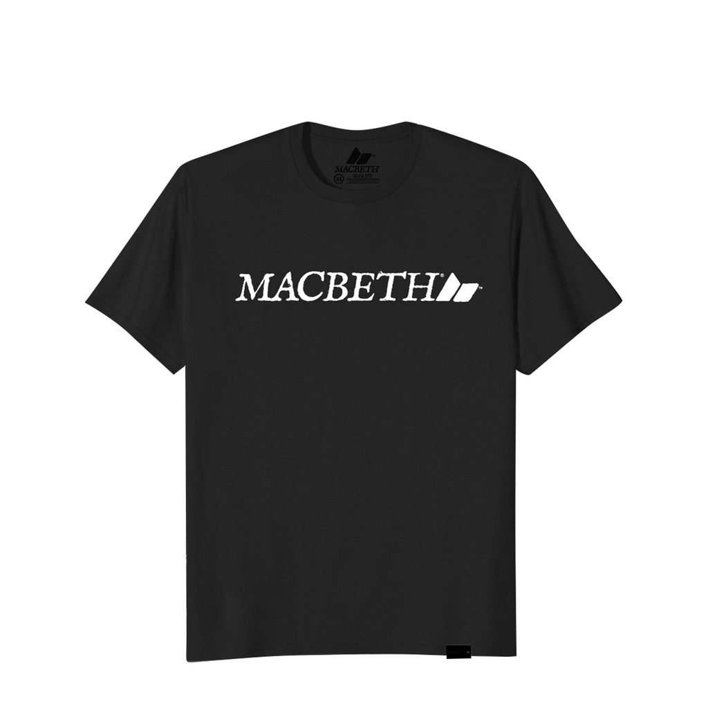 MACBETH 100% Authentic Mens Printed T-Shirt Logo 2121AA1027 Black ...