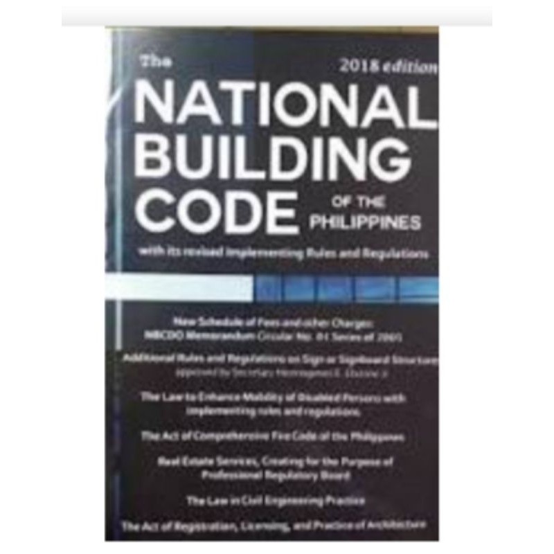 National building code of the Philippines presyo ₱229
