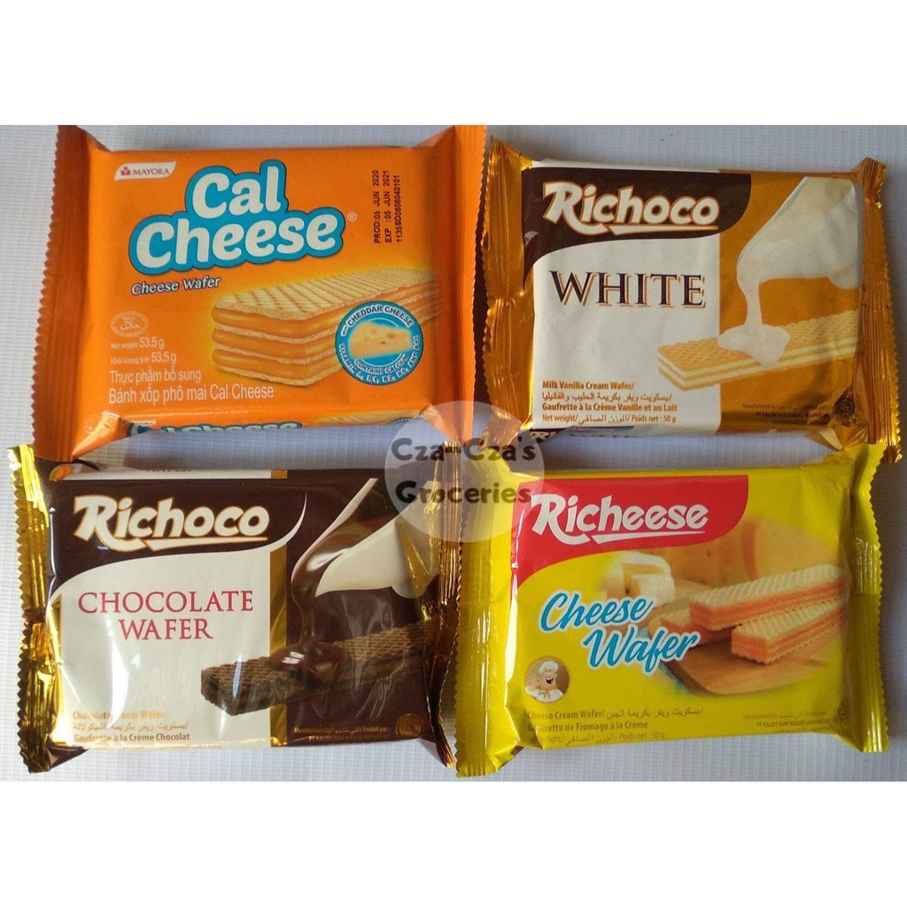 Richoco, Richeese and Cal Cheese Wafer 50g | BeeCost