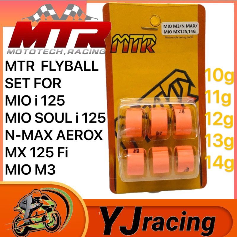 MTR FLYBALL SET FOR MIO i 125 MIO SOUL i 125 N-MAX AEROX MX 125 Fi Mio ...