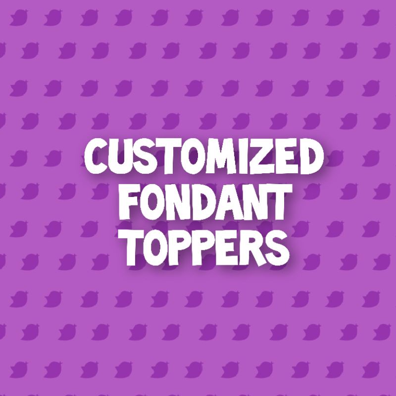 Edible Cupcake Topper Fondant Topper for size 3oz Cupcake (toppers only ...