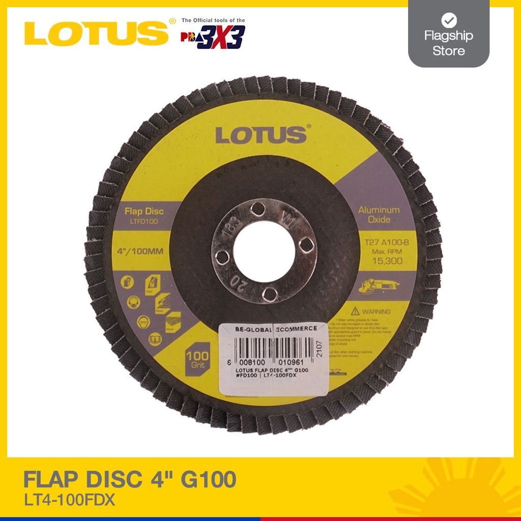 Lotus Flap Disc 4" | LT4-80FDX - Grinder Accessories | Shopee Philippines