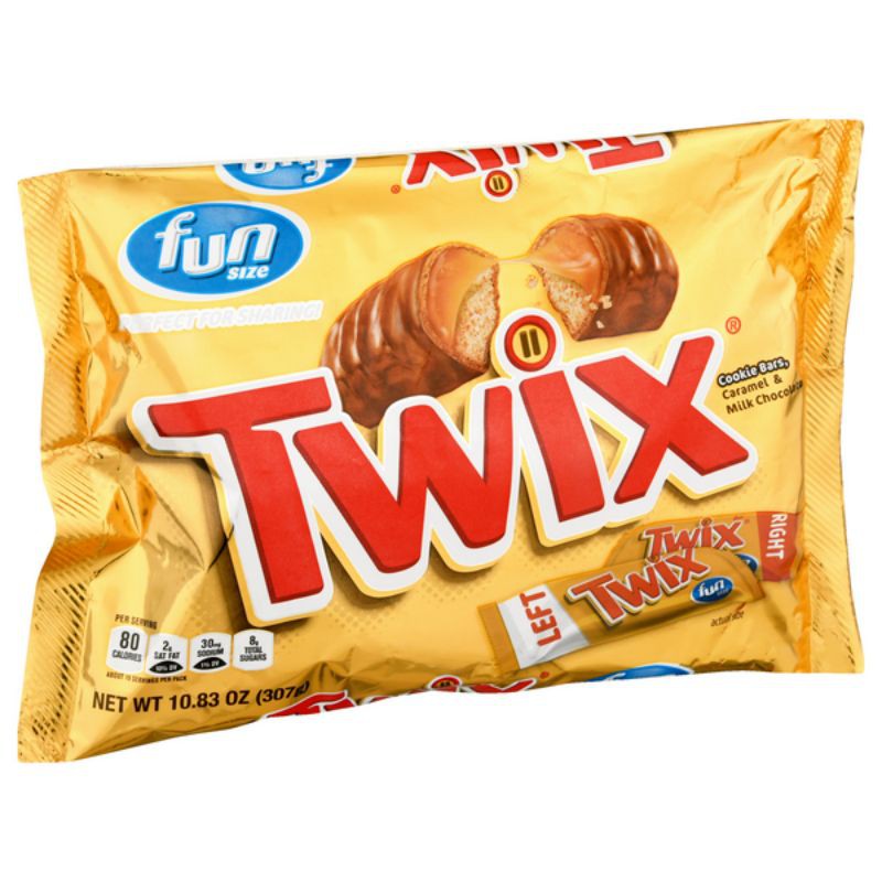 Twix Caramel Fun Size Chocolate Cookie Candy Bar Caramel 1083 Oz Shopee Philippines