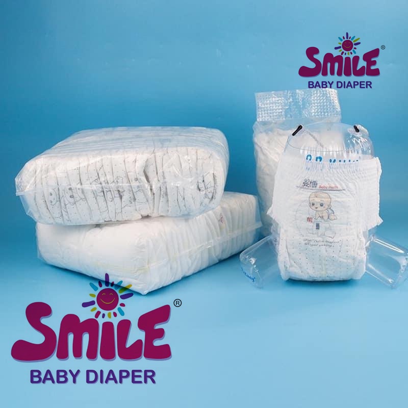 SmileBaby 50PCS Korean Baby 100%Cotton Diaper And Disposable Diapers ...