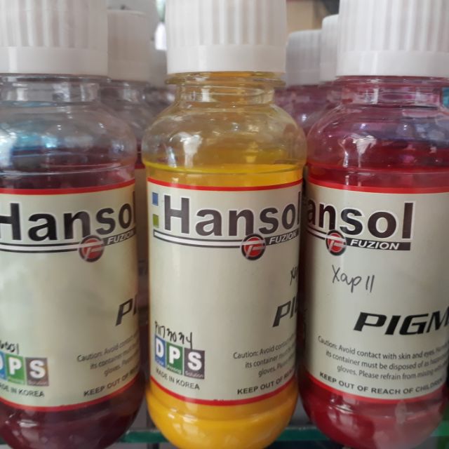 Hansol pigment ink 100ml | Shopee Philippines
