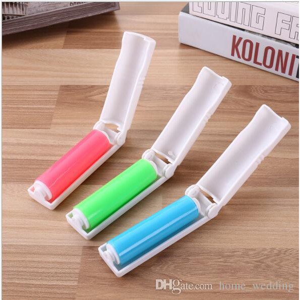 PORTABLE DUST STICKY ROLLER CLOTHING PET HAIR REMOVER LINT | Shopee ...