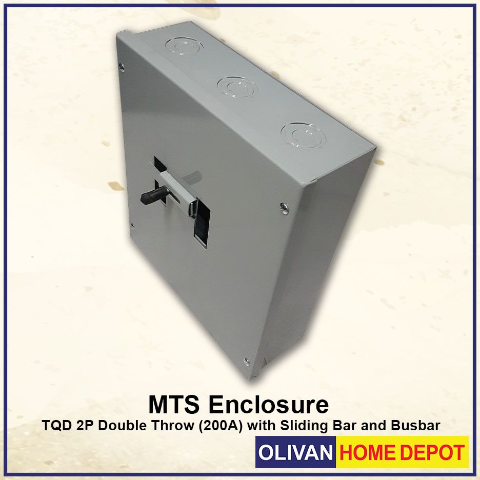 Manual Transfer Switch(MTS) Enclosure TQD 2 Pole Double Throw with ...