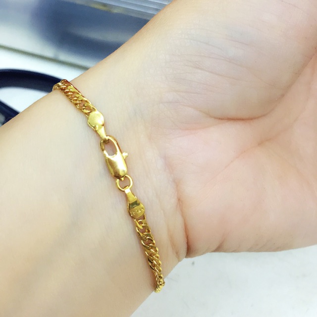 Bangkok gold bracelet Class a....... | Shopee Philippines