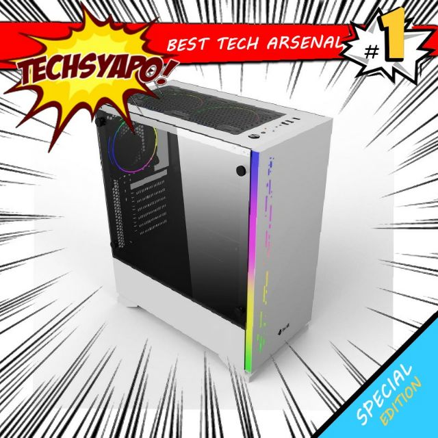 Coolman Robin 1 ATX Tempered Gaming Case (Black / White) | Shopee ...