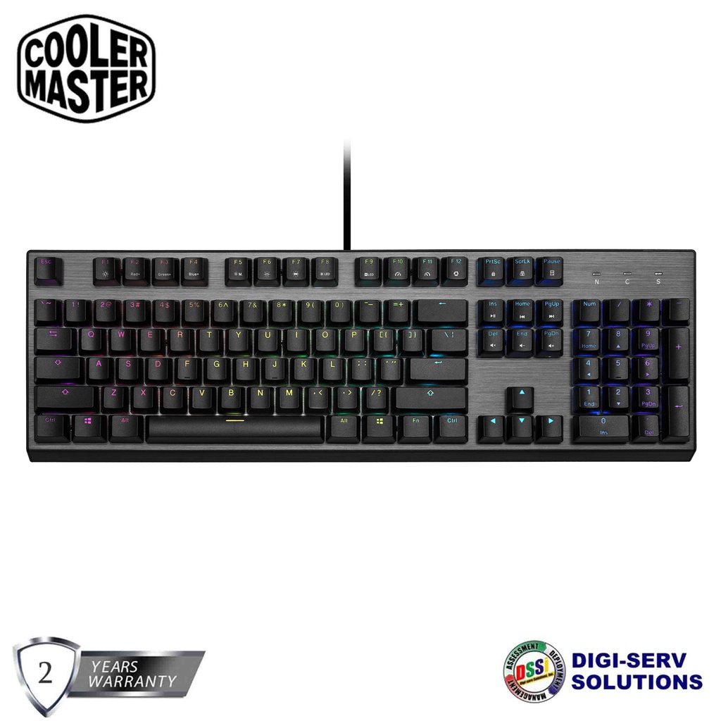 Cooler Master CK350 (Outemu Red Switch) RGB Mechanical Gaming Keyboard ...