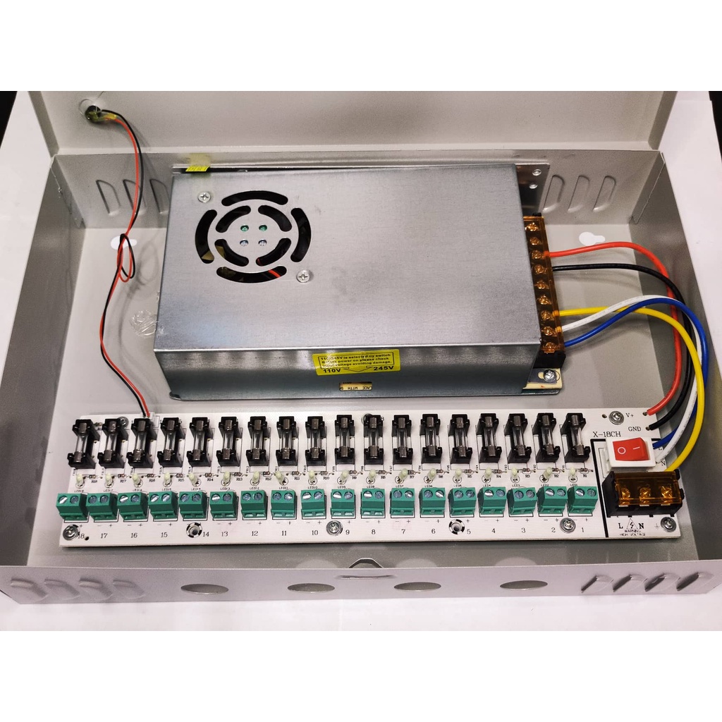 Centralized Power Supply 298-20A-18CH 18 Channel Power Supply | Shopee ...