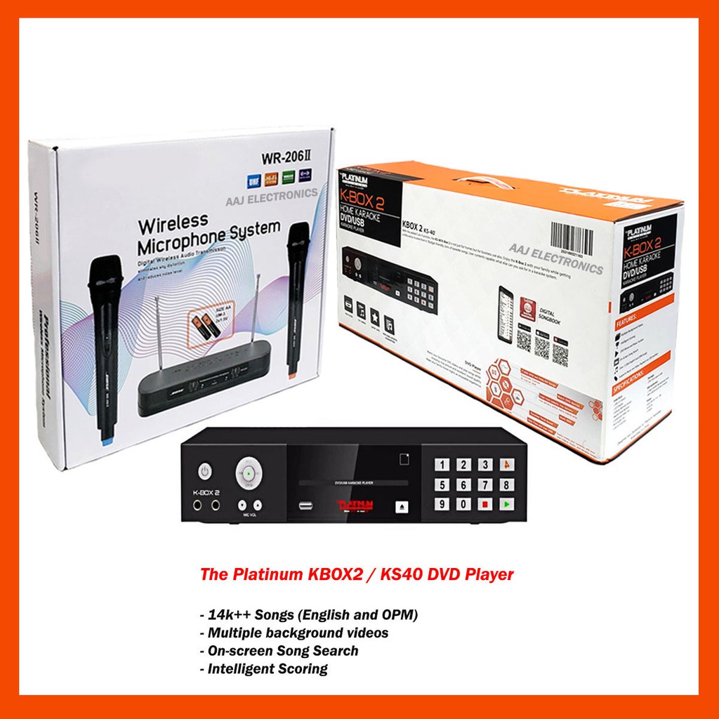 Original Platinum KBOX2 with WIRELESS MICROPHONE - tested before ...