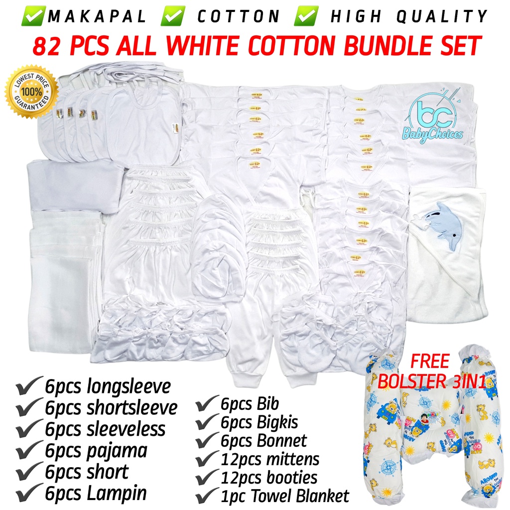 82 Pcs Newborn bundle Baru baruan Set LuckyCj Made in cotton Makapal ...