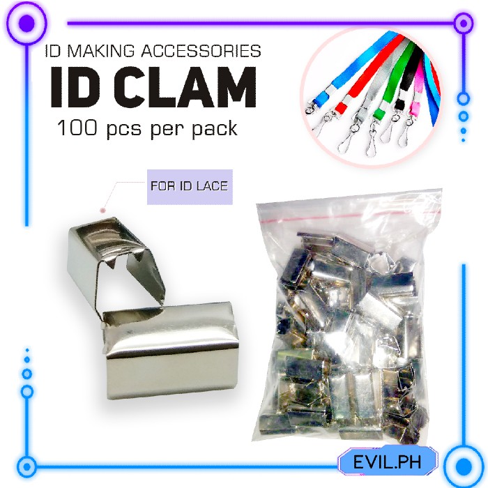 ID Clamp for ID Making (100pcs per pack) | Shopee Philippines
