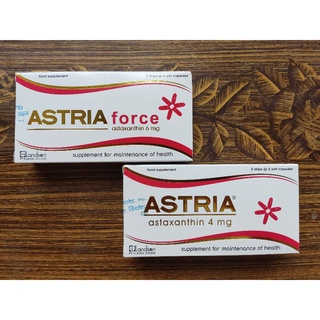 Astria astaxanthin 4mg/Astria force astaxanthin 6mg (1box 2strip @6 ...