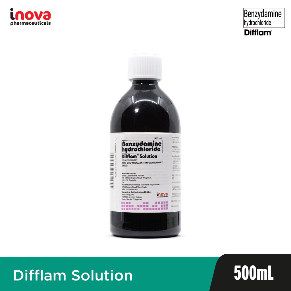 Difflam Solution 500ml | Shopee Philippines