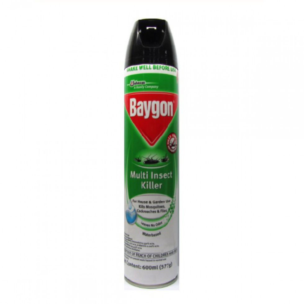 Baygon Aero Multi Insect Killer Water Based 600ml | Shopee Philippines