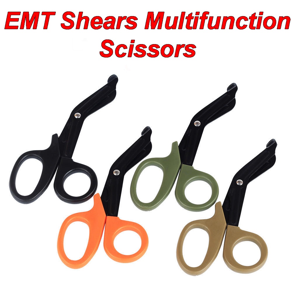 EMT Shears Multifunction EMT Scissors Rope Cutter Rescue Scissors ...