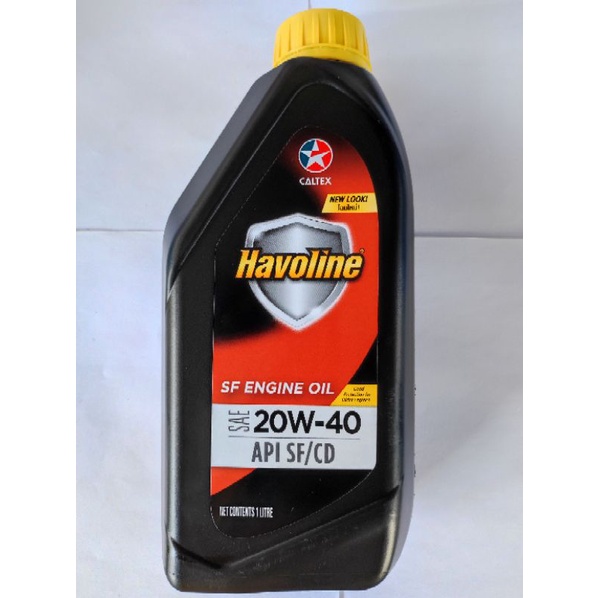 HAVOLINE SF 20W-40 1L | Shopee Philippines