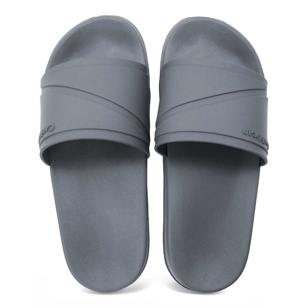Caribbean Men Slides: Range (Gray) | Shopee Philippines