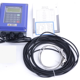 TUF-2000B Wall Mounted Clamp On Ultrasonic Flowmeter RS485 MODBUS ...